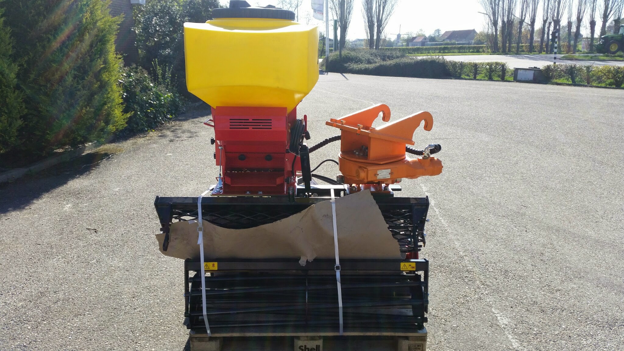 APV Zaaimachine, maaiarm graszaad-zaaimachine voor wegbermen (NT) #1080 ...